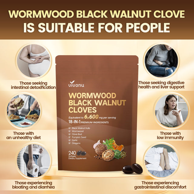 Black Walnut Wormwood Capsules – VivoNu Nutrition